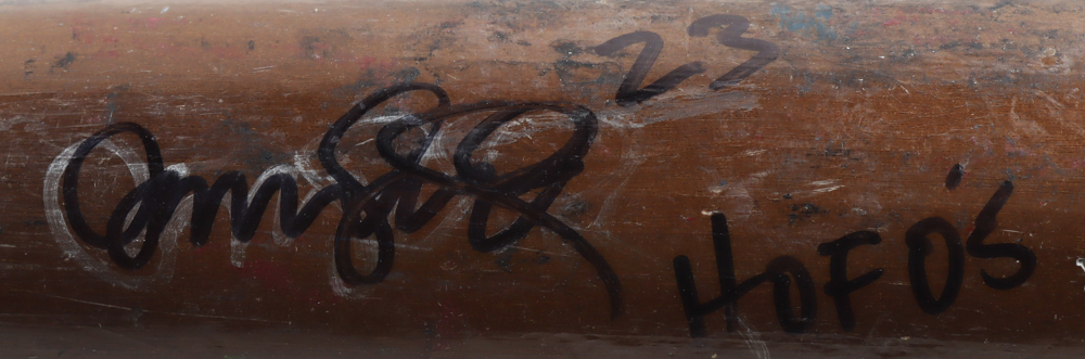 Ryne Sandberg Twice-Signed Game-Used DTB Baseball Bat Inscribed "HOF 05 ...