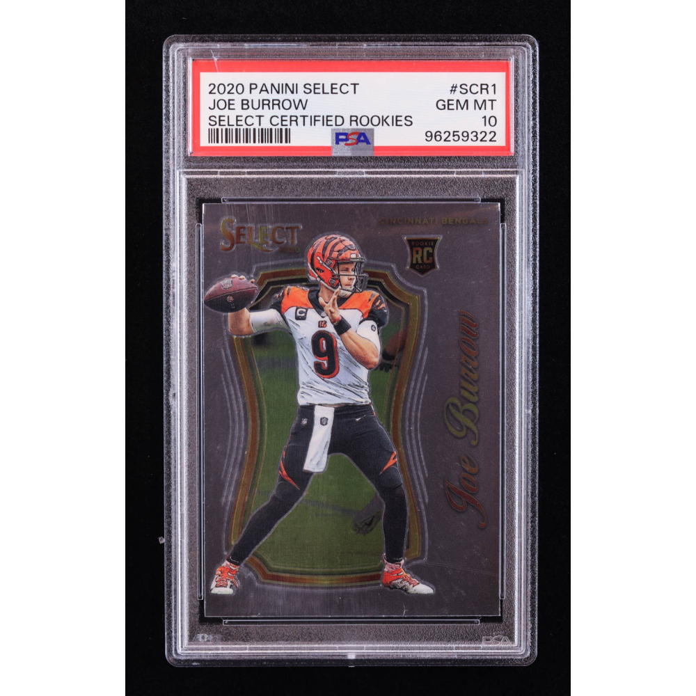 Joe Burrow 2020 Select Select Certified Rookies #1 RC (PSA 10 ...