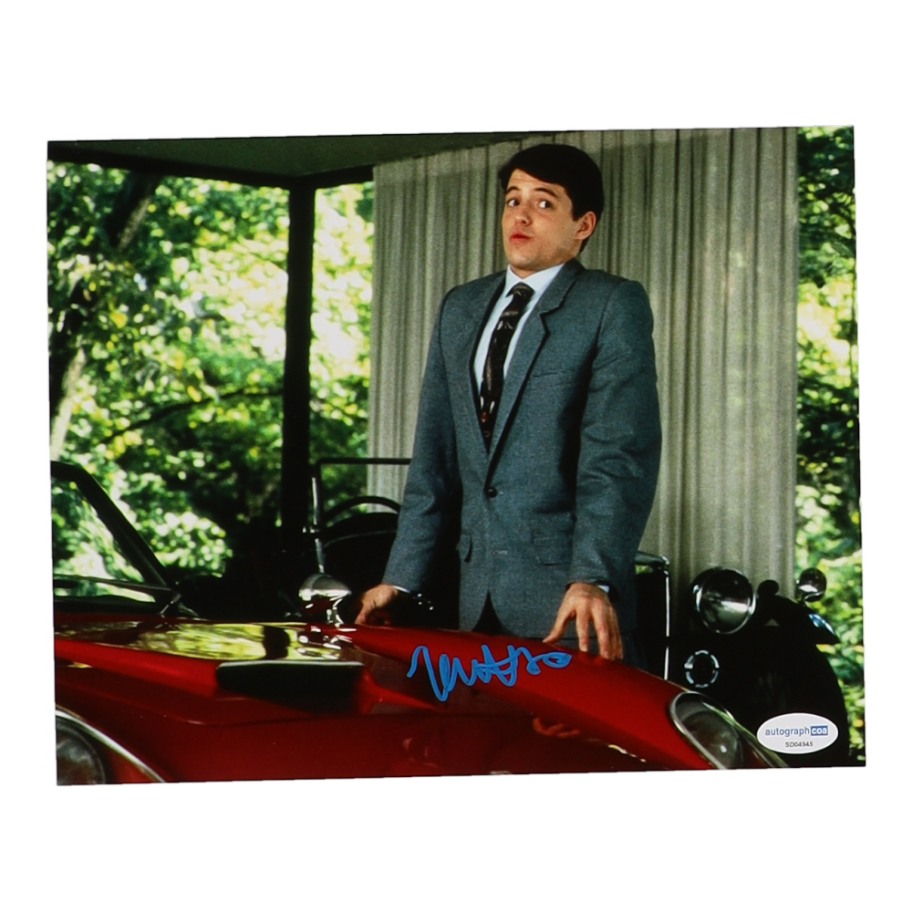 Matthew Broderick Signed "Ferris Bueller's Day Off" 8x10 Photo (ACOA ...