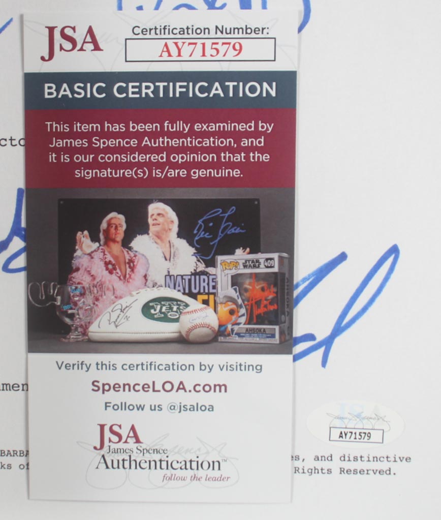 "Conan The Barbarian" Script Signed by (5) With Rose McGowan, Stephen ...