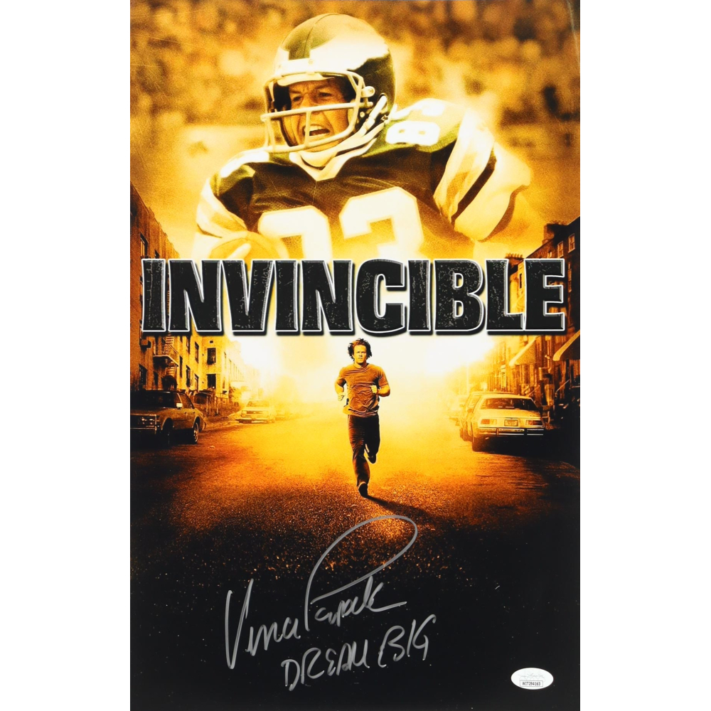 Vince Papale Signed "Invincible" 11x17 Movie Poster Photo Inscribed ...