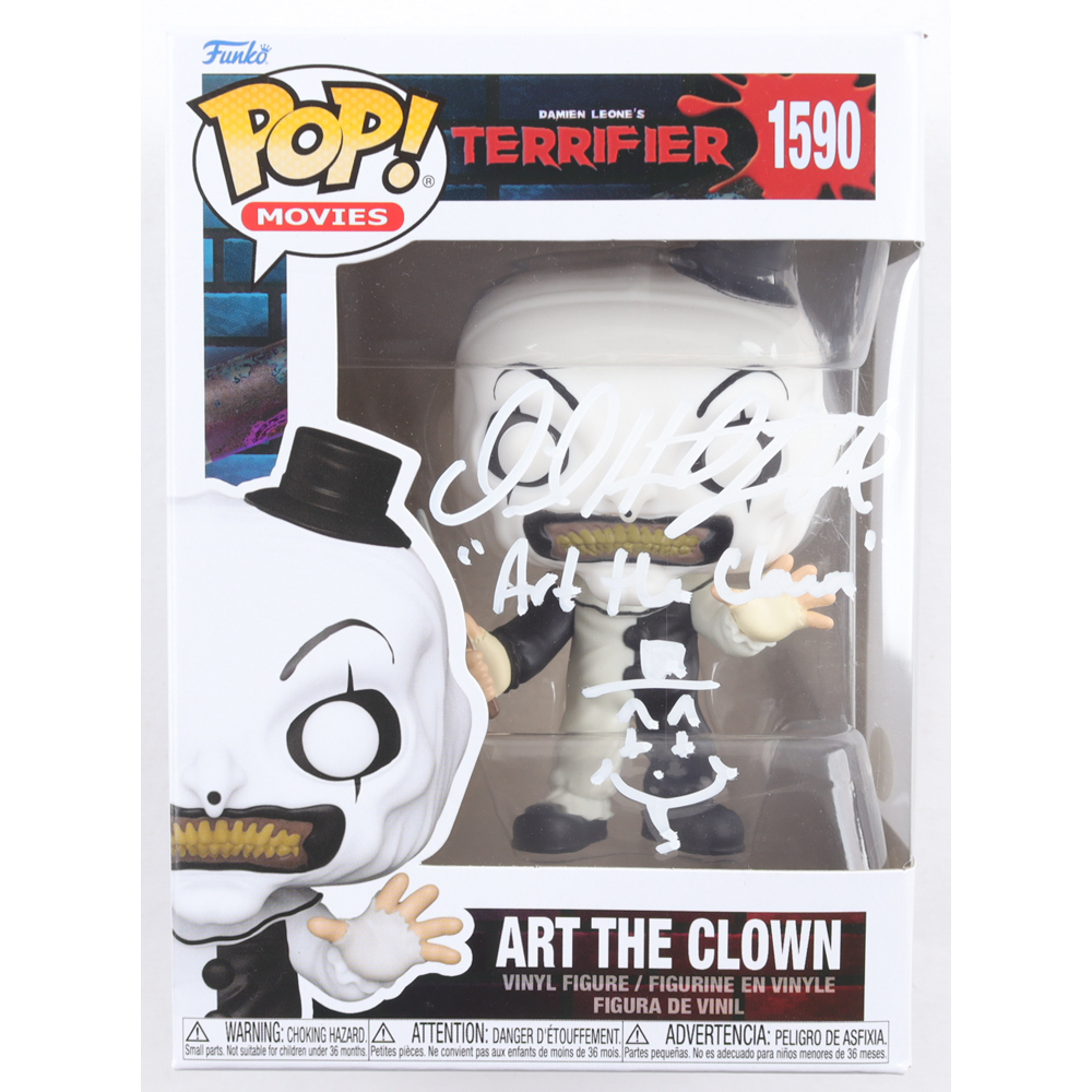 David Howard Thornton Signed "Terrifier" #1590 Art The Clown Funko Pop ...