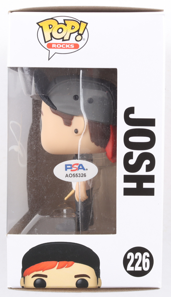 Josh Dun Signed "Twenty One Pilots" #226 Josh Funko Pop! Vinyl Figure ...
