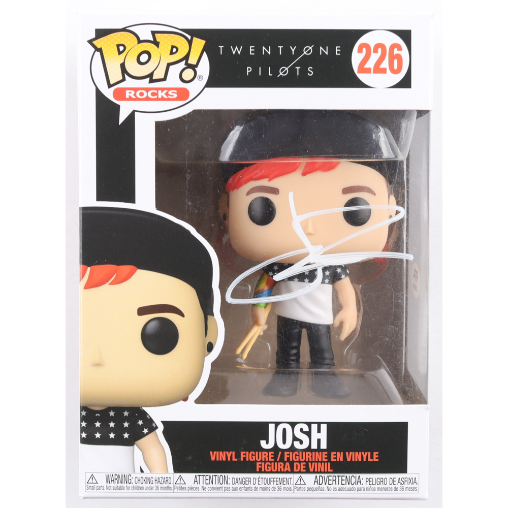 Josh Dun Signed "Twenty One Pilots" #226 Josh Funko Pop! Vinyl Figure ...