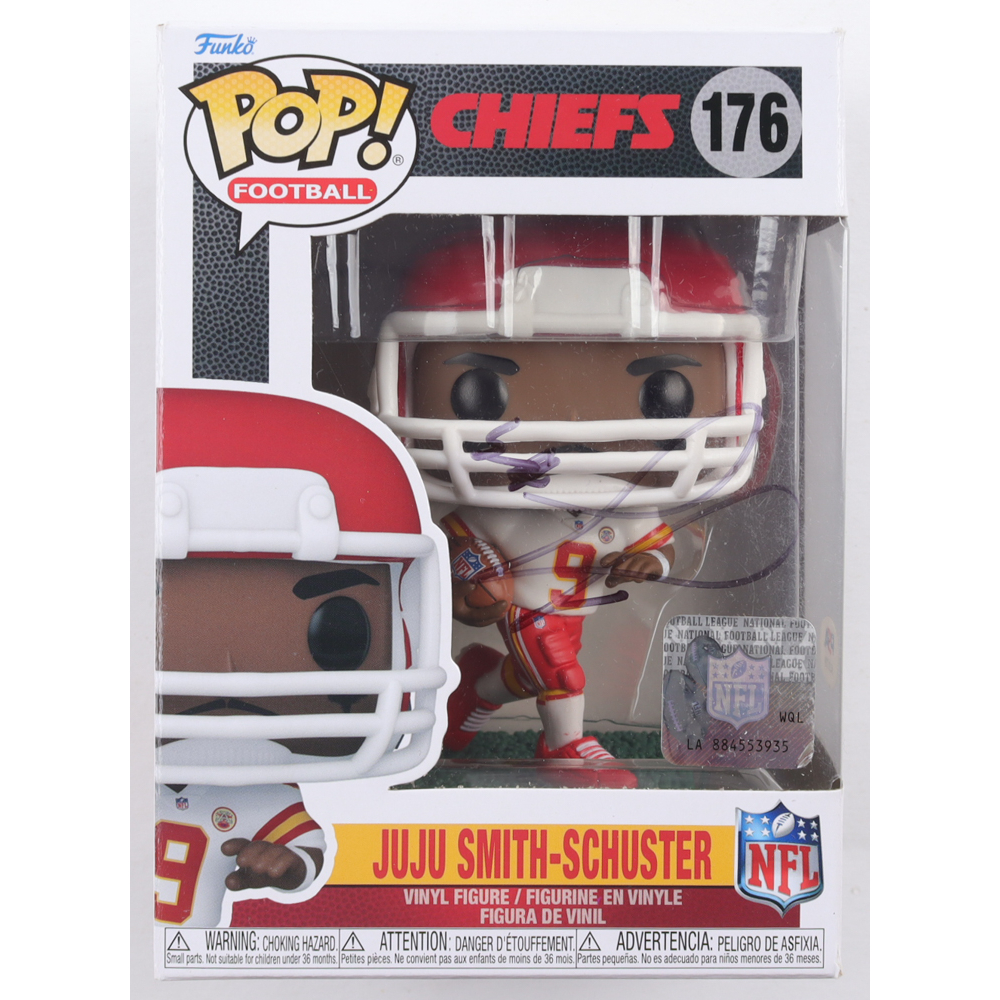 Juju Smith-Schuster Signed Chiefs #176 Funko Pop! Vinyl Figure (PSA ...