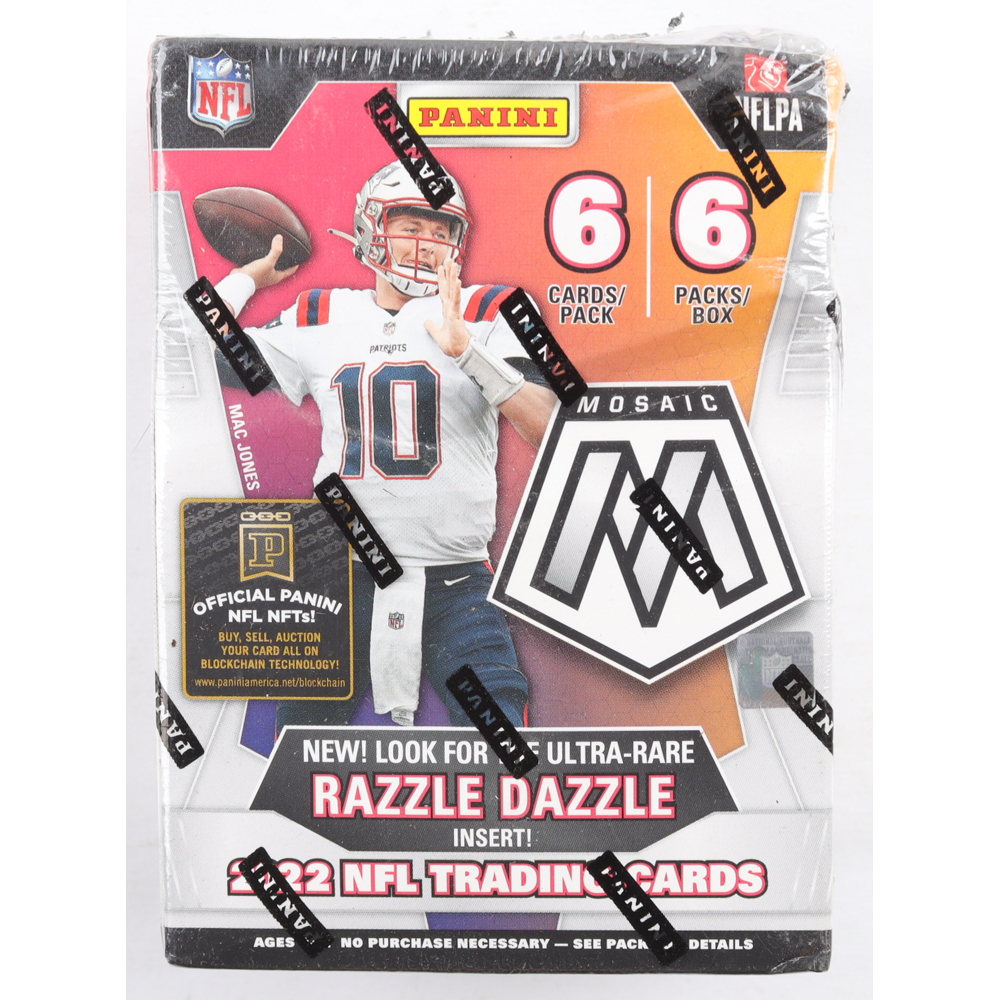 2022 Panini Mosaic Football Blaster Box with (6) Packs | Pristine Auction