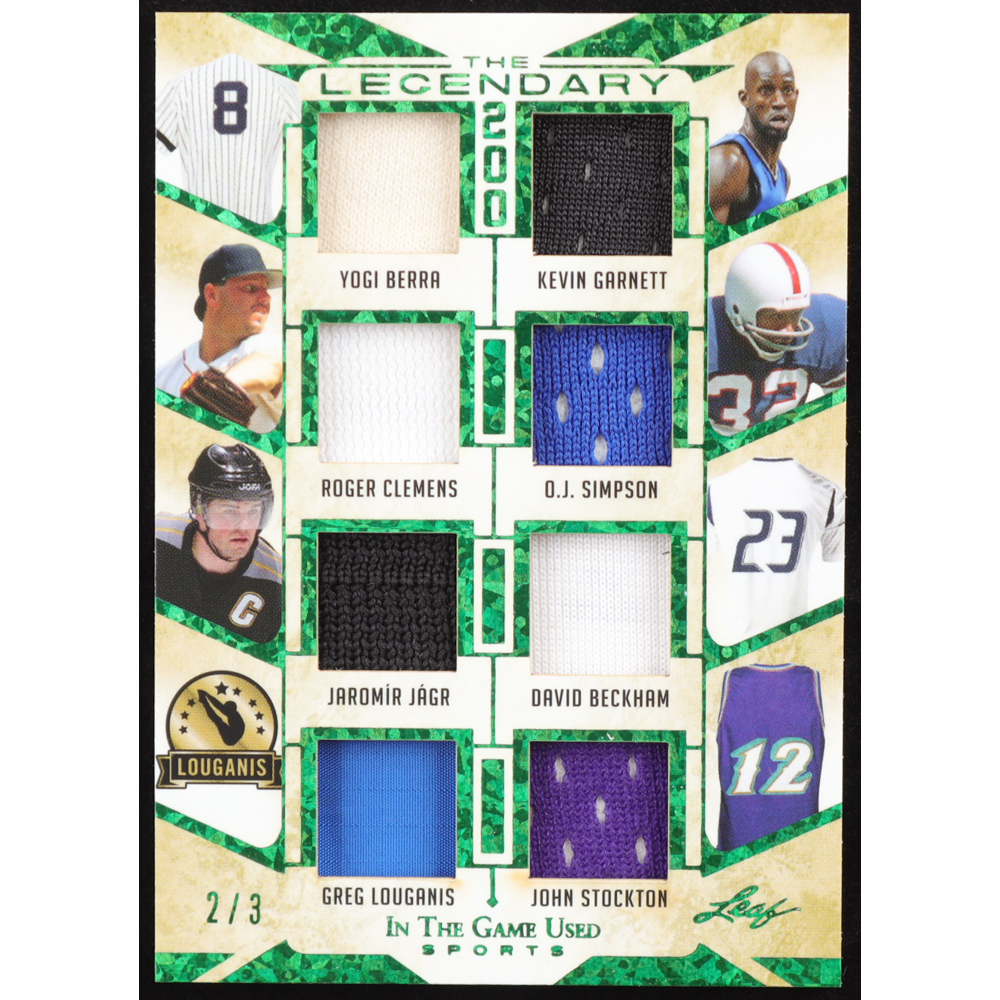 Yogi Berra / Kevin Garnett / Roger Clemens / O.J. Simpson / Jaromir ...