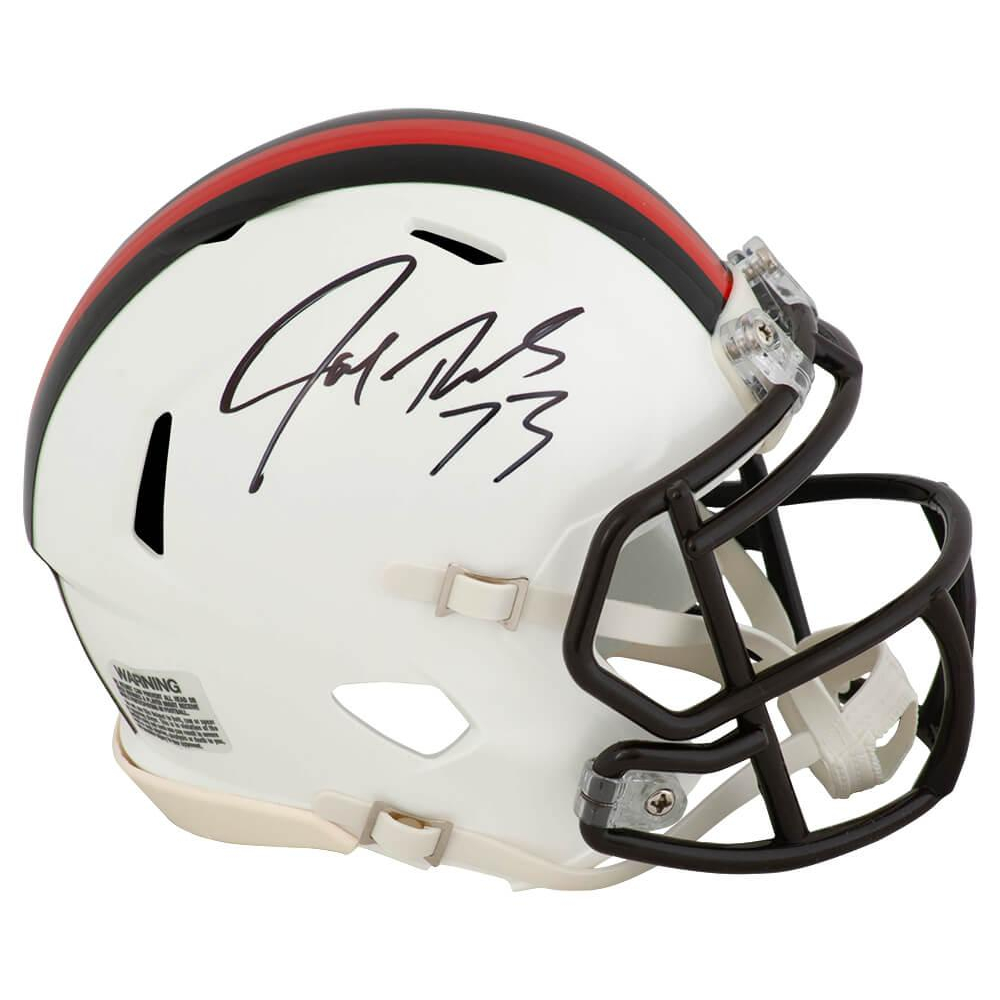 Joe Thomas Signed Browns Alternate Speed Mini Helmet (Schwartz ...