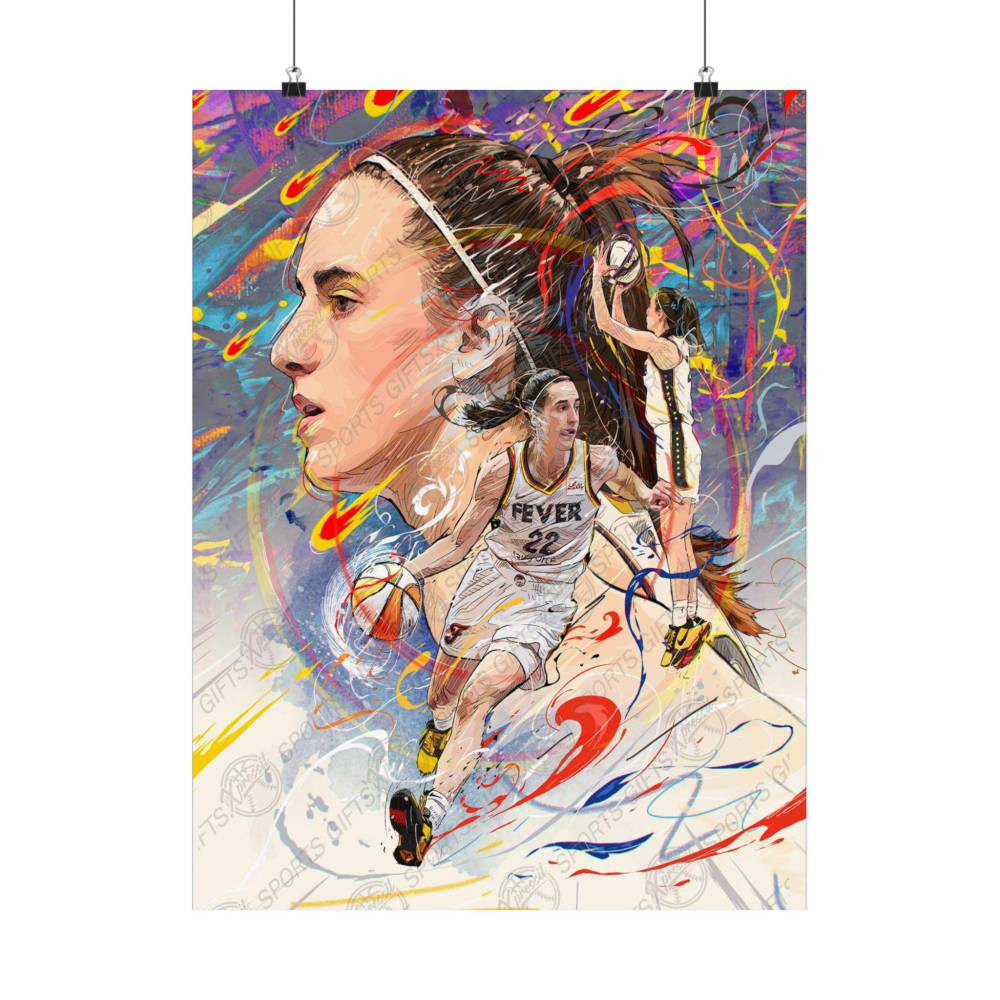 Caitlin Clark Fever 36x24 Poster | Pristine Auction