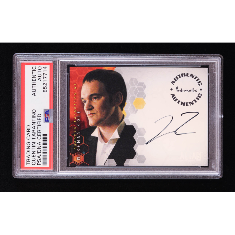Quentin Tarantino Signed Trading Card (PSA) | Pristine Auction
