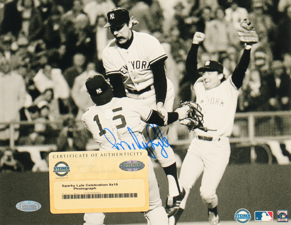 Sparky Lyle Signed Yankees 8x10 Photo (Steiner) | Pristine Auction