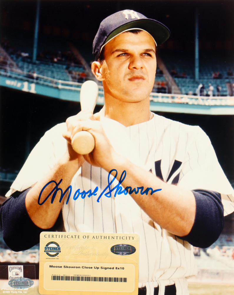 Bill "Moose" Skowron Signed Yankees 8x10 Photo (Steiner) | Pristine Auction
