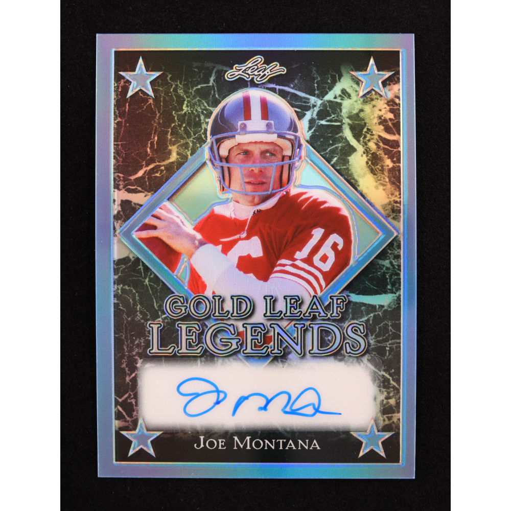 Joe Montana 2024 Leaf Legacy Collection "Gold Leaf Legends" #GLL-JM5 ...
