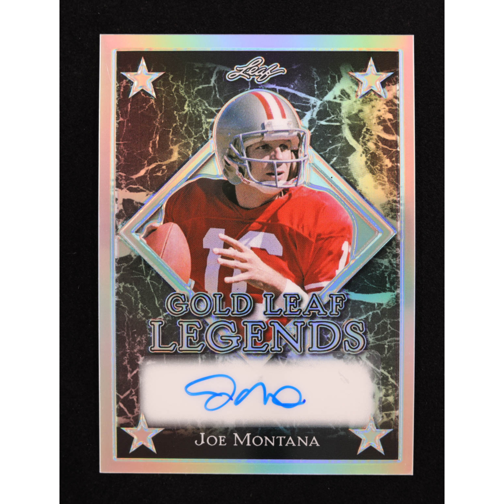 Joe Montana 2024 Leaf Legacy Collection "Gold Leaf Legends" #GLL-JM4 ...
