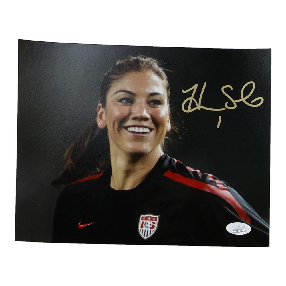 Hope Solo Signed Team USA 8x10 Photo (JSA) | Pristine Auction