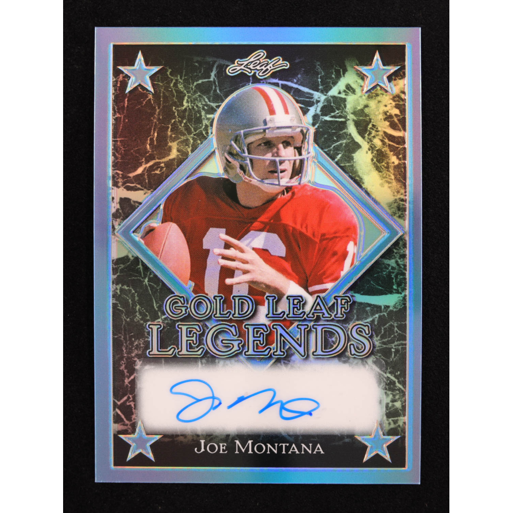 Joe Montana 2024 Leaf Legacy Collection "Gold Leaf Legends" #GLL-JM4 ...