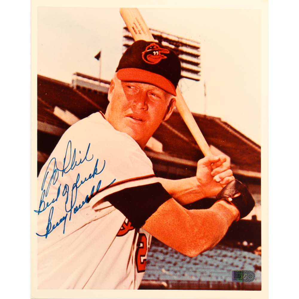 Boog Powell Signed Orioles 8x10 Photo Inscribed "Best of Luck" (AIV ...