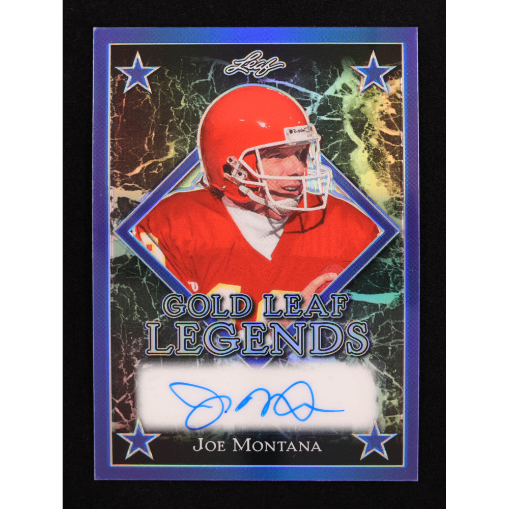 Joe Montana 2024 Leaf Legacy Collection "Gold Leaf Legends" #GLL-JM3 ...
