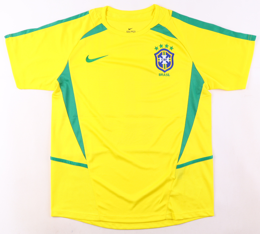 Rivaldo Ferreira Signed Brazil National Team Jersey (Beckett ...