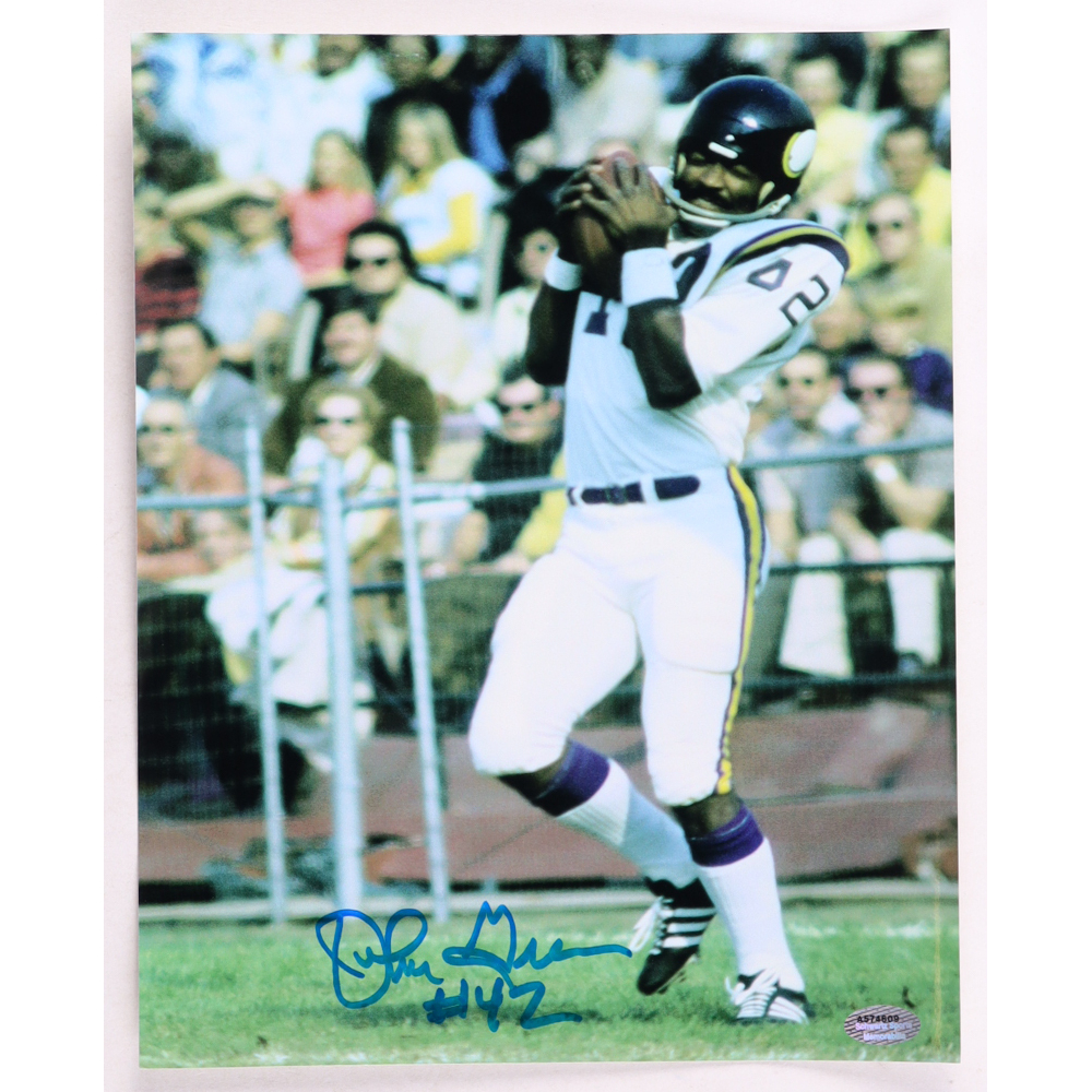 John Gilliam Signed Vikings 8x10 Photo (Schwartz) | Pristine Auction