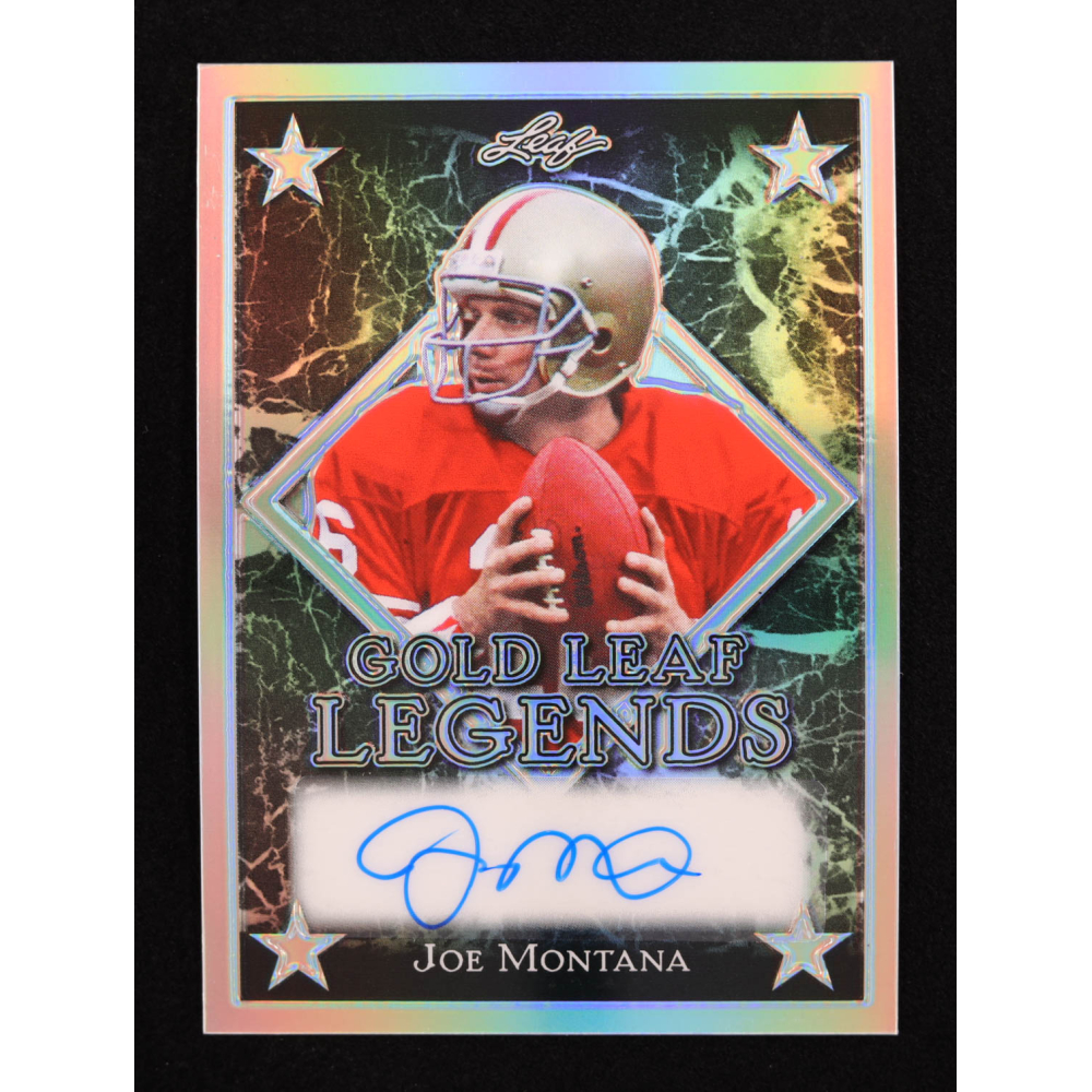 Joe Montana 2024 Leaf Legacy Collection "Gold Leaf Legends" #GLL-JM2 ...