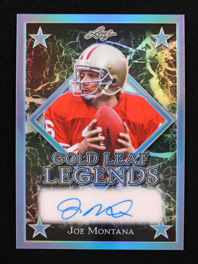 Joe Montana 2024 Leaf Legacy Collection "Gold Leaf Legends" #GLL-JM2 ...