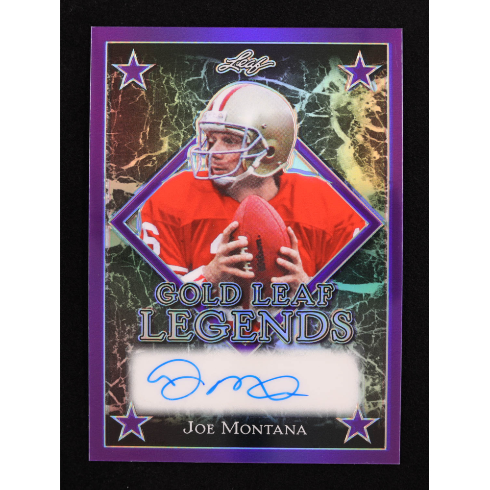 Joe Montana 2024 Leaf Legacy Collection "Gold Leaf Legends" #GLL-JM2 ...