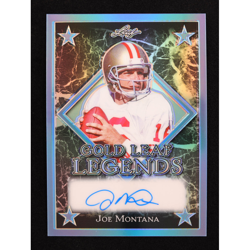 Joe Montana 2024 Leaf Legacy Collection "Gold Leaf Legends" #GLL-JM1 ...