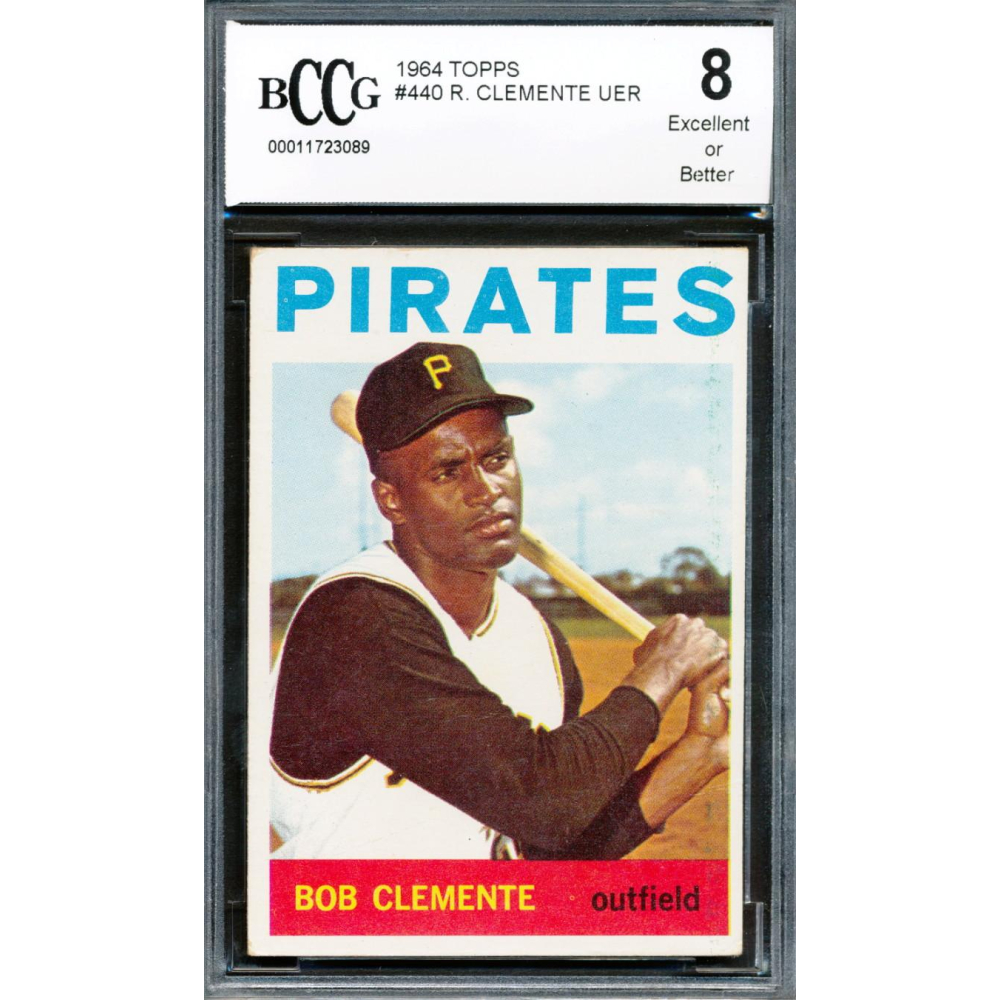 Roberto Clemente 1964 Topps #440 (BCCG 8) | Pristine Auction