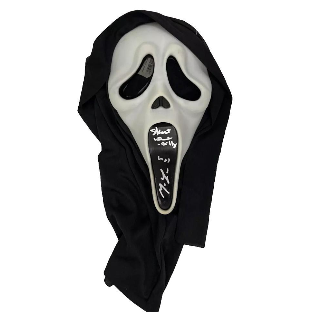 Matthew Lillard & Skeet Ulrich Signed "Scream" Ghostface Mask Inscribed ...