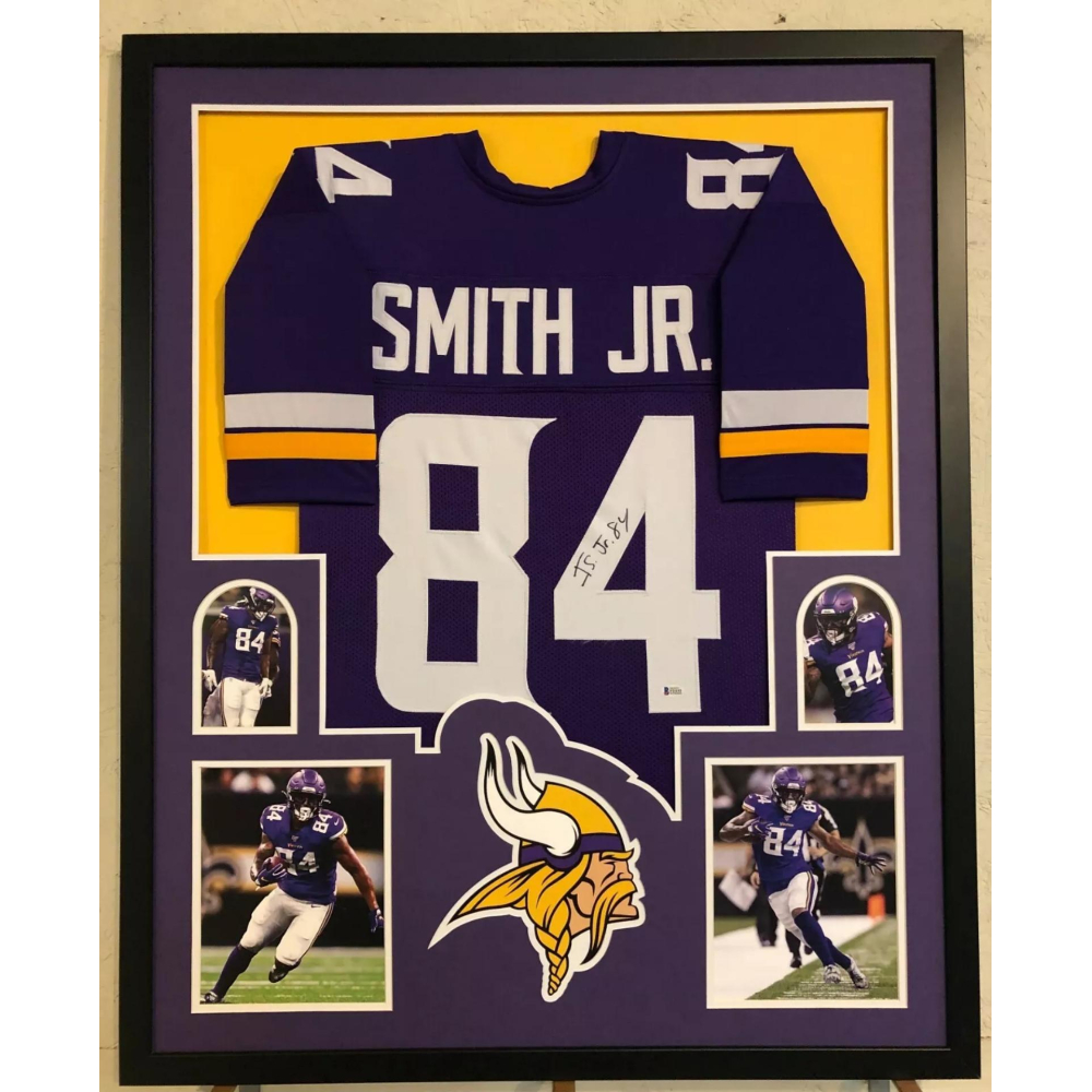 Irv Smith Jr. Signed Custom Framed Jersey Display (Beckett) | Pristine ...