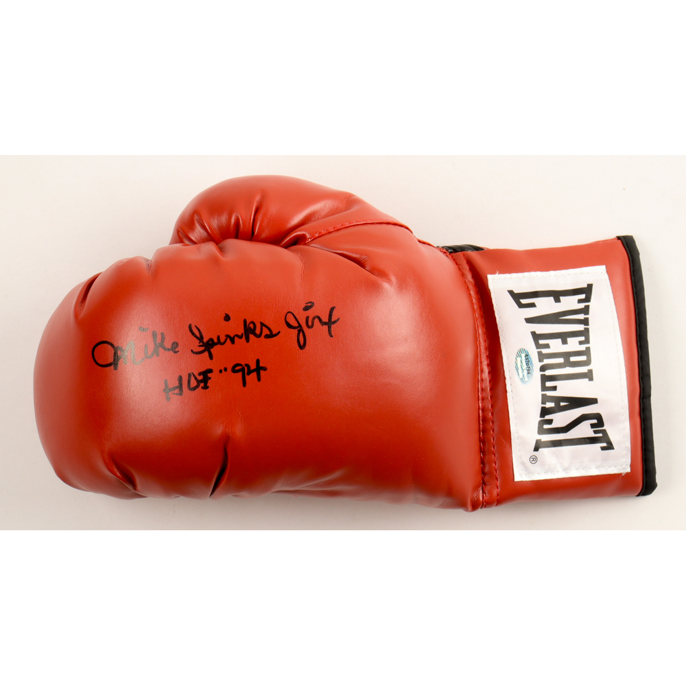 Mike "Jinx" Spinks Signed Everlast Boxing Glove" (Schwartz) | Pristine ...