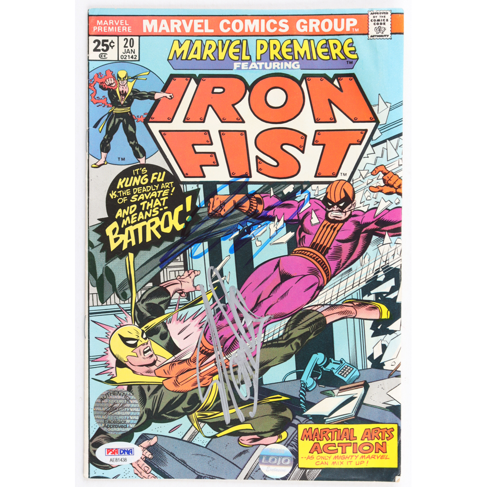 Stan Lee & Georges St. Pierre Signed 1975 "Marvel Premiere: Featuring ...