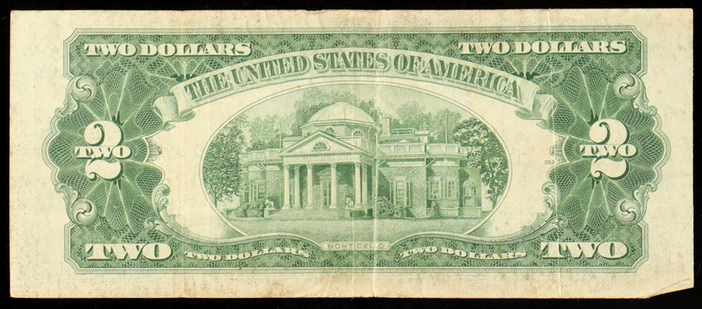 1928-G United States Legal Tender $2 Two Dollar Bank Note | Pristine ...