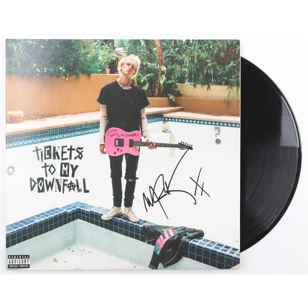 Machine Gun Kelly Signed "Tickets To My Downfall" Vinyl Record Album ...