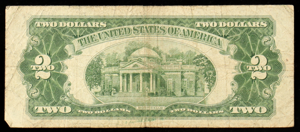 1928-G United States Legal Tender $2 Two Dollar Bank Note | Pristine ...