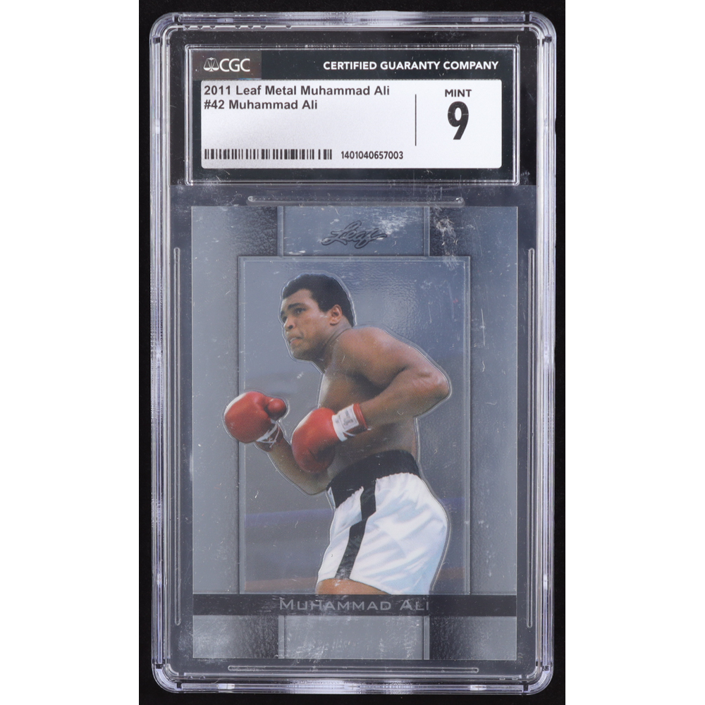 Muhammad Ali 2011 Leaf Muhammad Ali #42 (CGC 9) | Pristine Auction