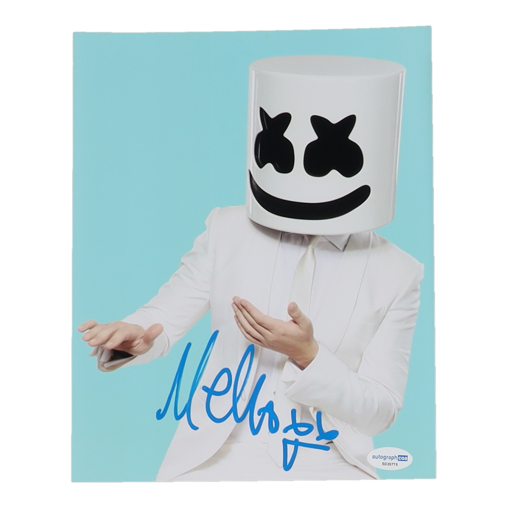 Marshmello Signed 8x10 Photo (AutographCOA) | Pristine Auction