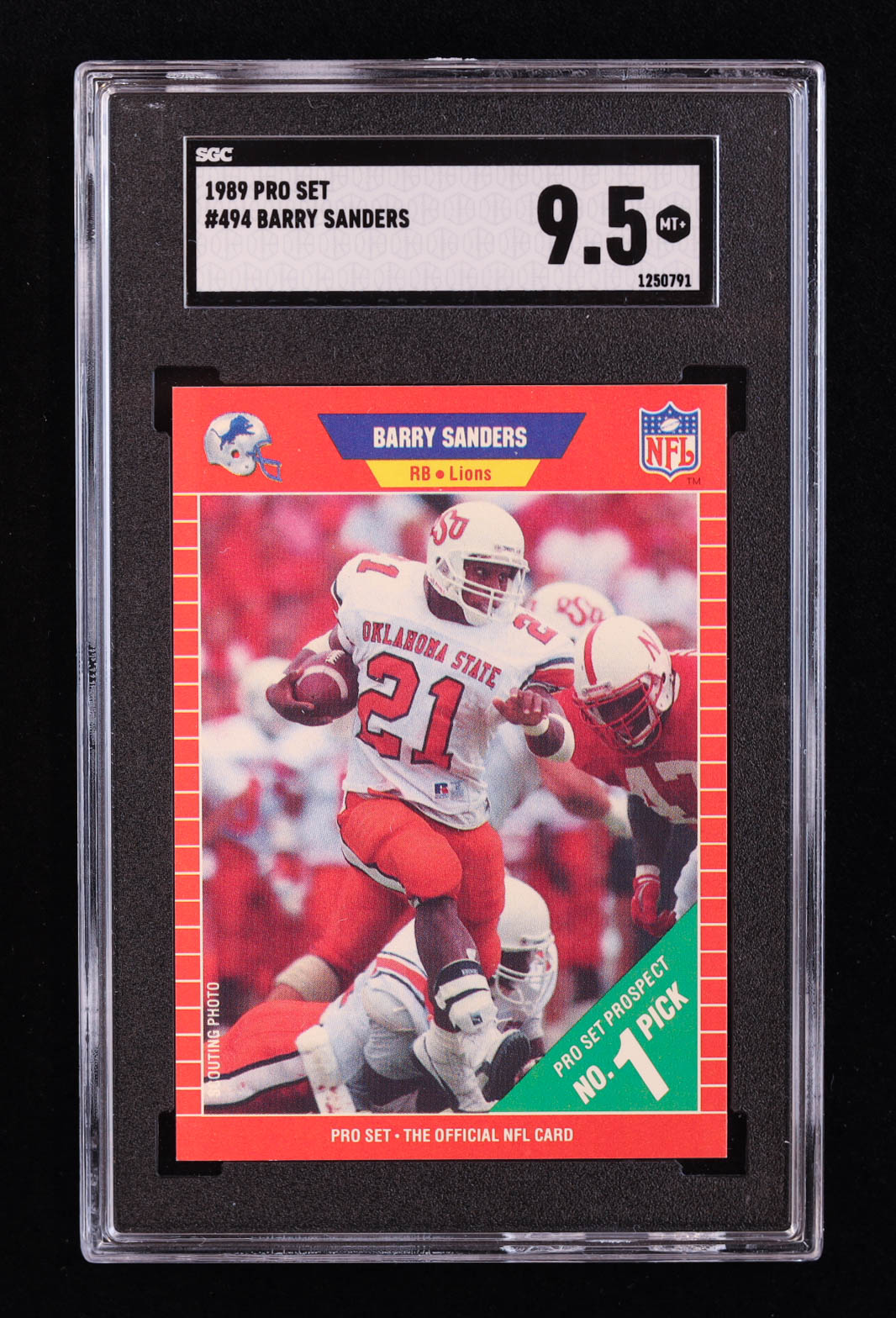 Barry Sanders 1989 Pro Set #494 RC (SGC 9.5) | Pristine Auction