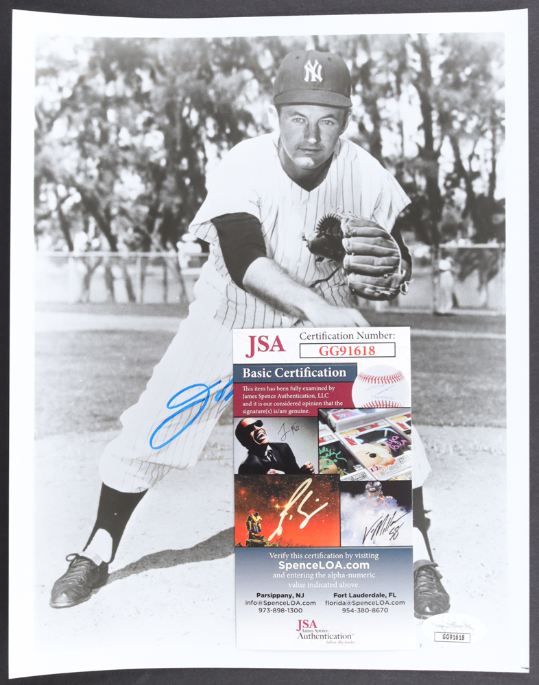 Johnny James Signed Yankees 8x10 Photo (JSA) | Pristine Auction