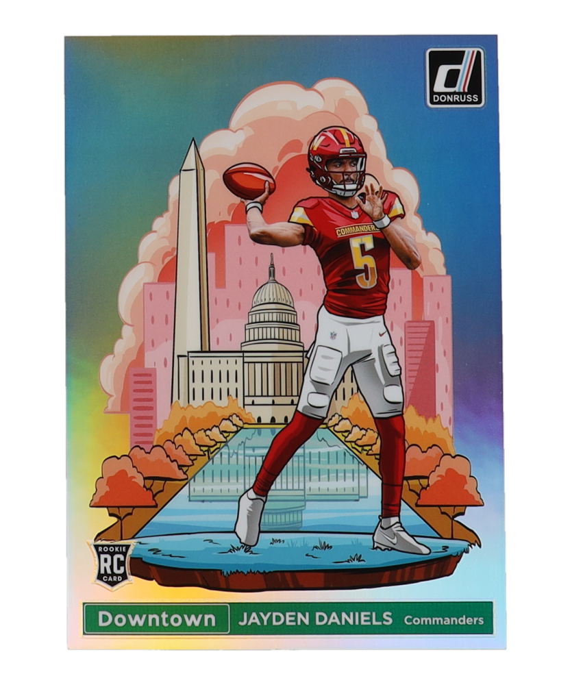 Jayden Daniels 2024 Donruss Downtown! Oversize #16 RC | Pristine Auction