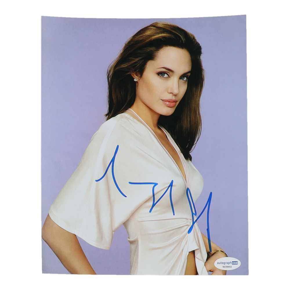 Angelina Jolie Signed 8x10 Photo (AutographCOA) | Pristine Auction