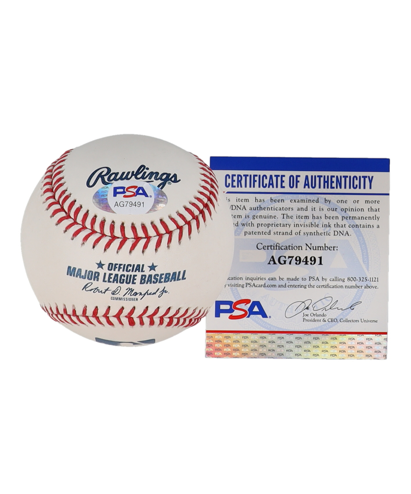 O.J. Simpson Signed OML Baseball Inscribed "H.O.F 85'" (PSA) | Pristine ...
