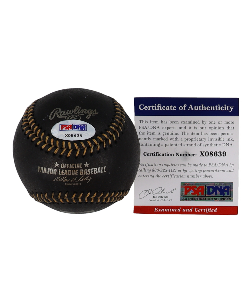 Stan Lee Signed OML Black Leather Baseball (PSA) | Pristine Auction