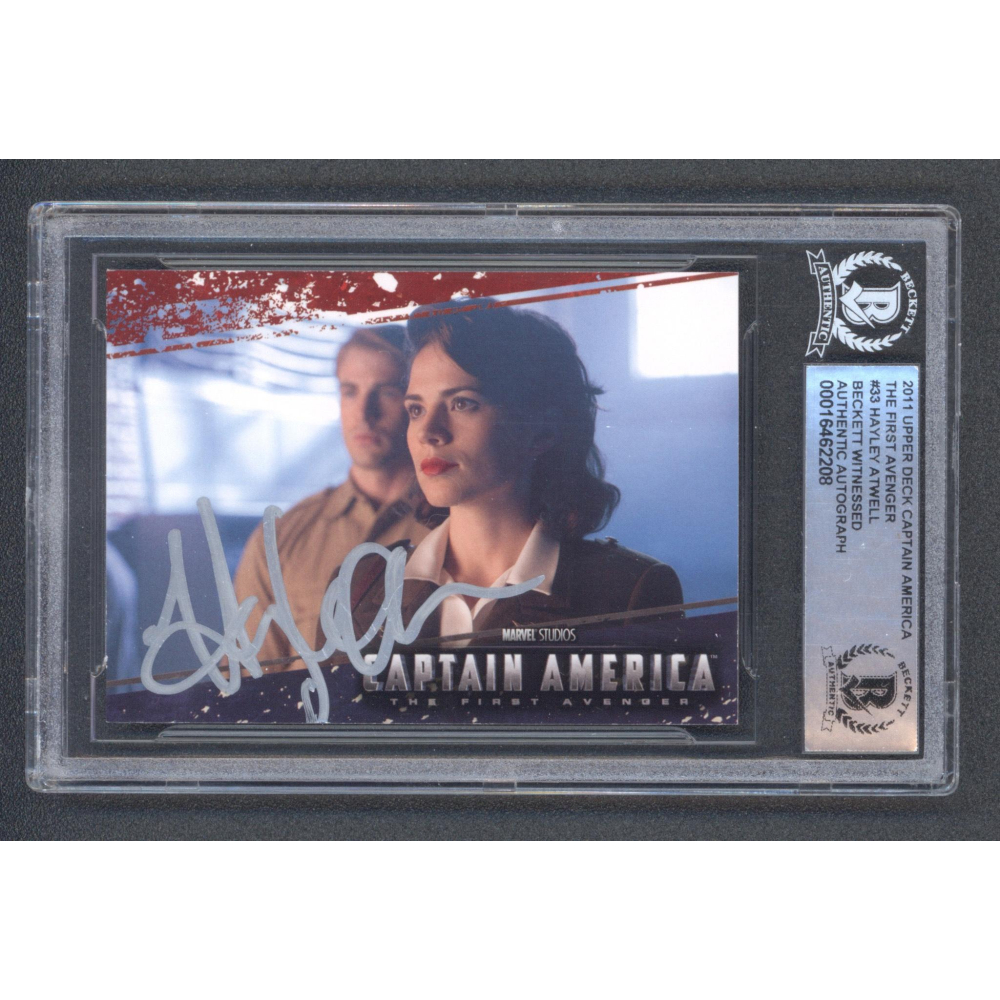 Hayley Atwell Signed 2011 Upper Deck Captain America The First Avenger ...