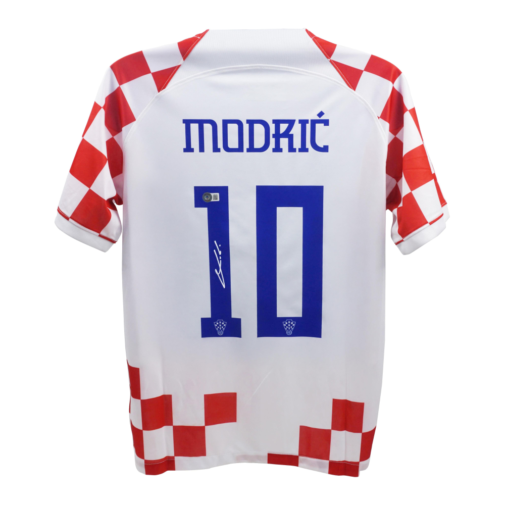 Luka Modric Signed Croatia Jersey (Beckett) | Pristine Auction