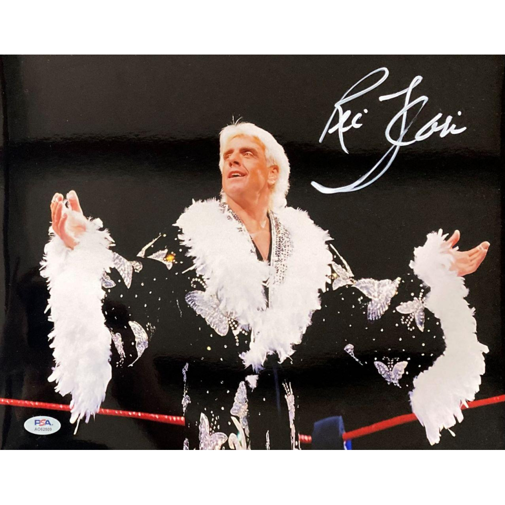 Ric Flair Signed 11x14 WWE Photo (PSA) | Pristine Auction