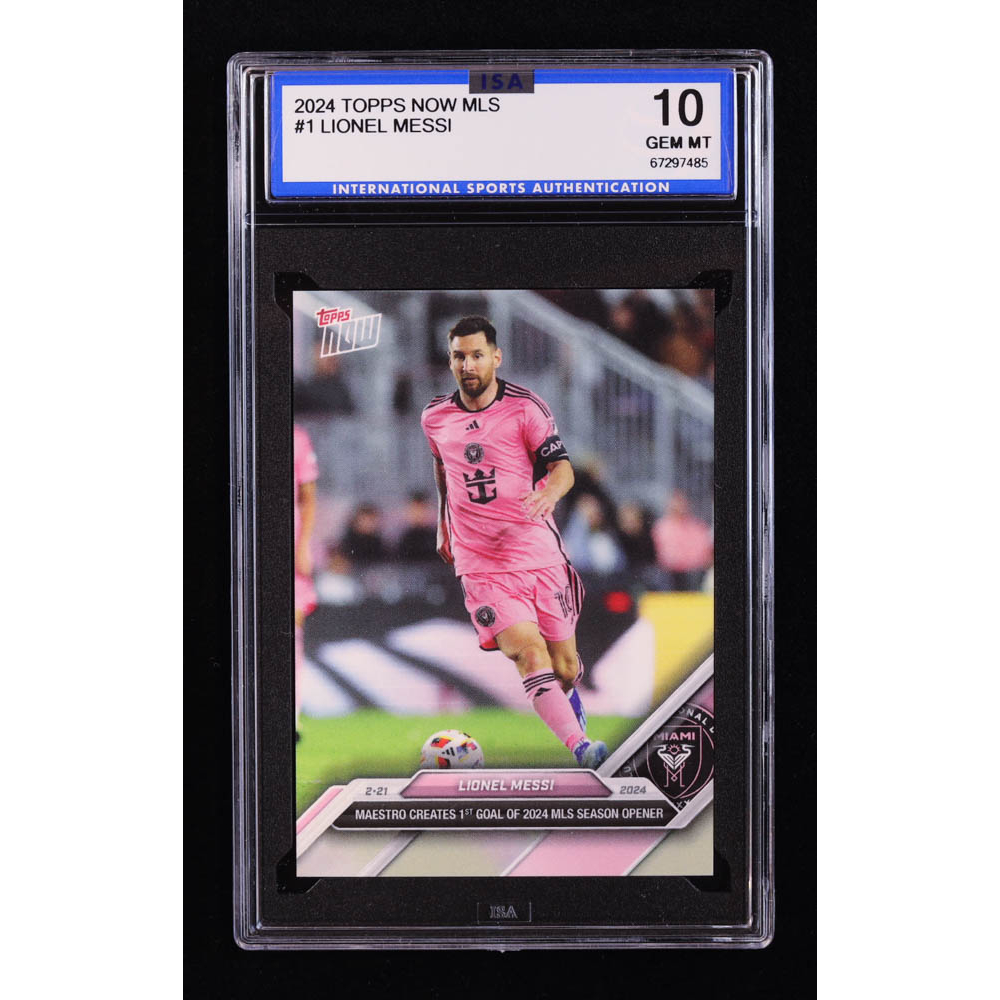 Lionel Messi 2024 Topps Now MLS #1 (ISA 10) | Pristine Auction