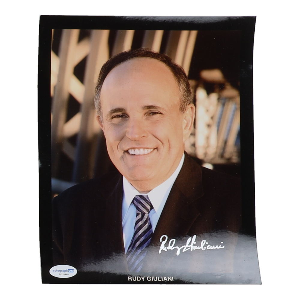 Rudy Giuliani Signed 8x10 Photo (ACOA) | Pristine Auction