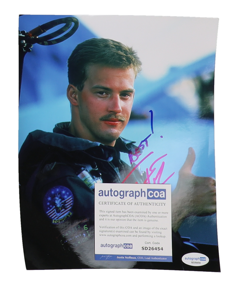Anthony Edwards Signed "Top Gun" 8x10 Photo Inscribed "Best!" (ACOA ...